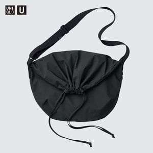 Uniqlo | Bags | Uniqlo Drawstring Shoulder Bag In Black | Poshmark